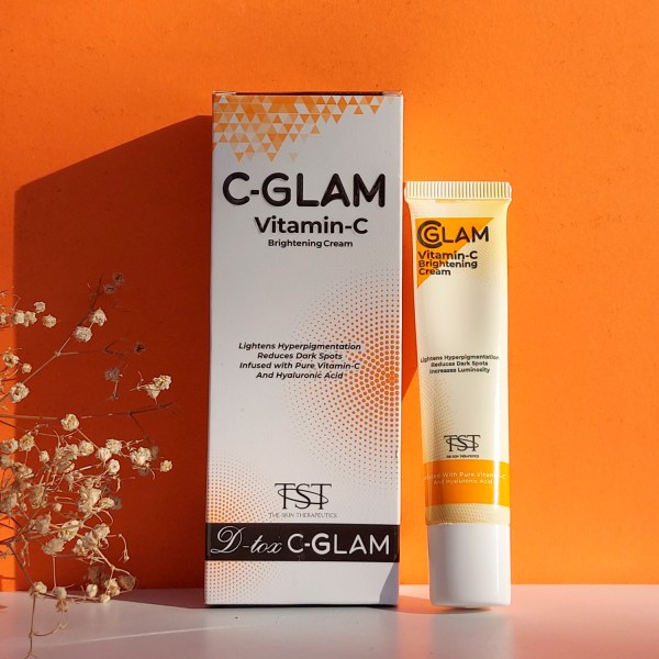 Buy CGlam Vitamin C Cream in Pakistan – Radiant, Even Skin Tone – TST Derma